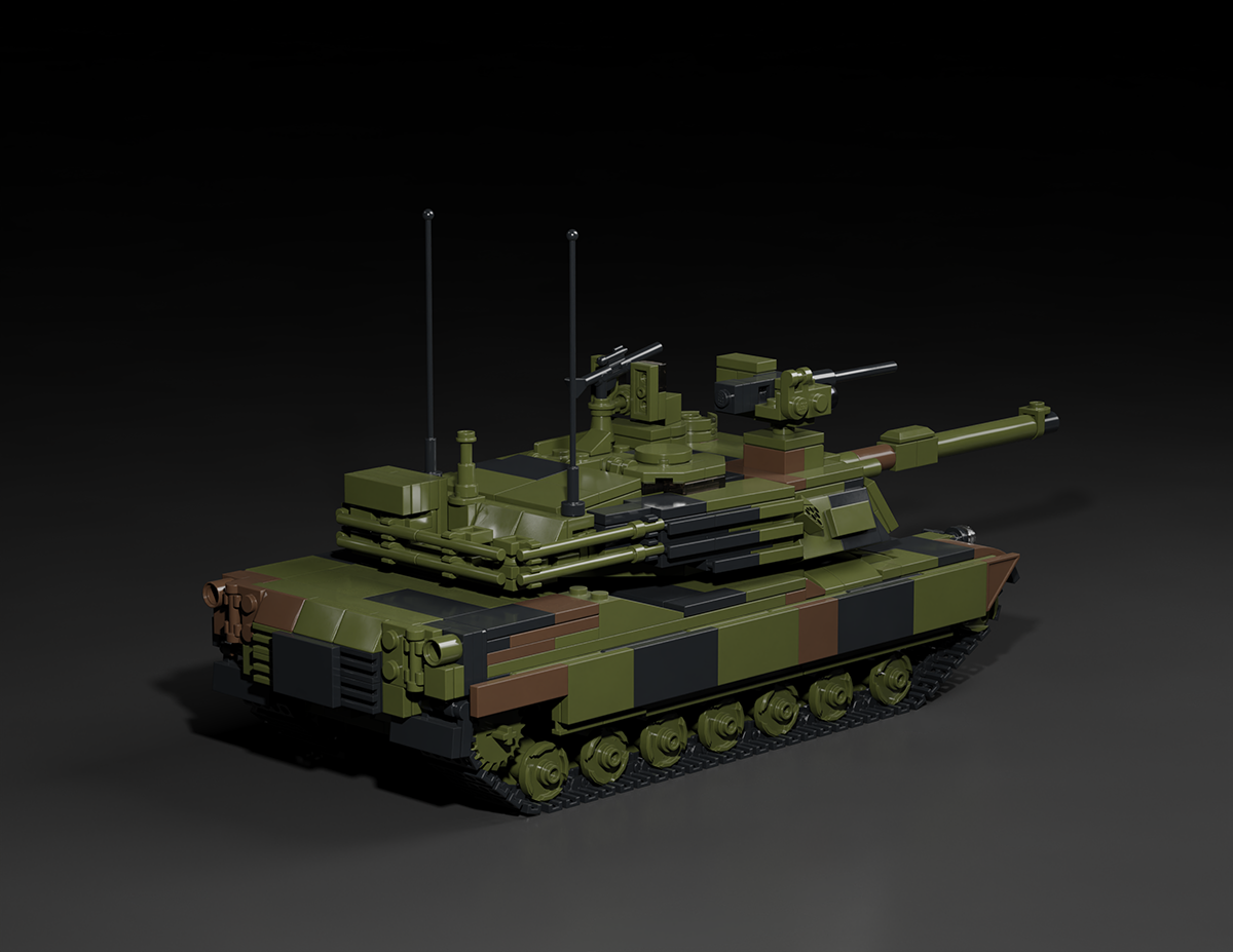 M1A2 Abrams Main Battle Tank - The Atom Brick