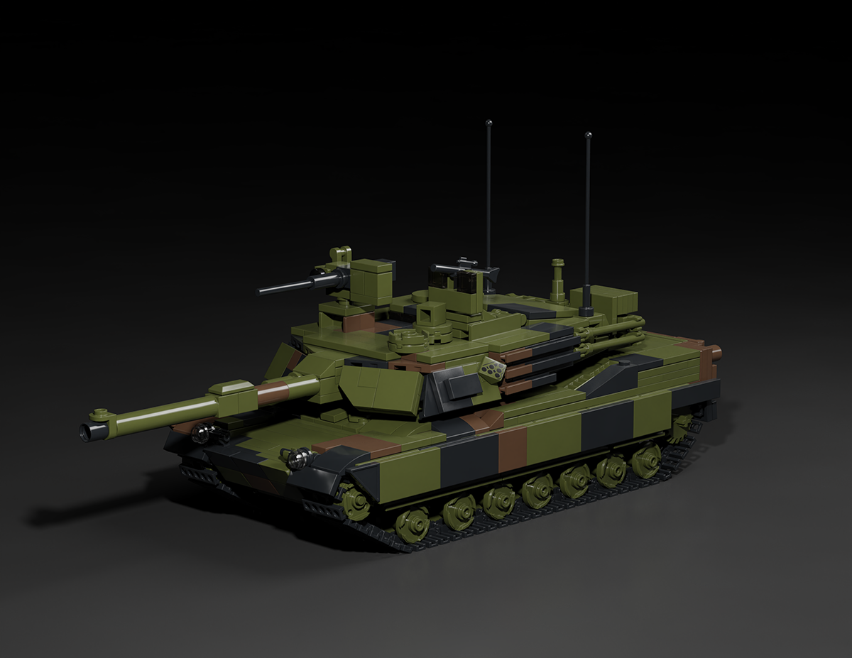 M1A2 Abrams Main Battle Tank - The Atom Brick