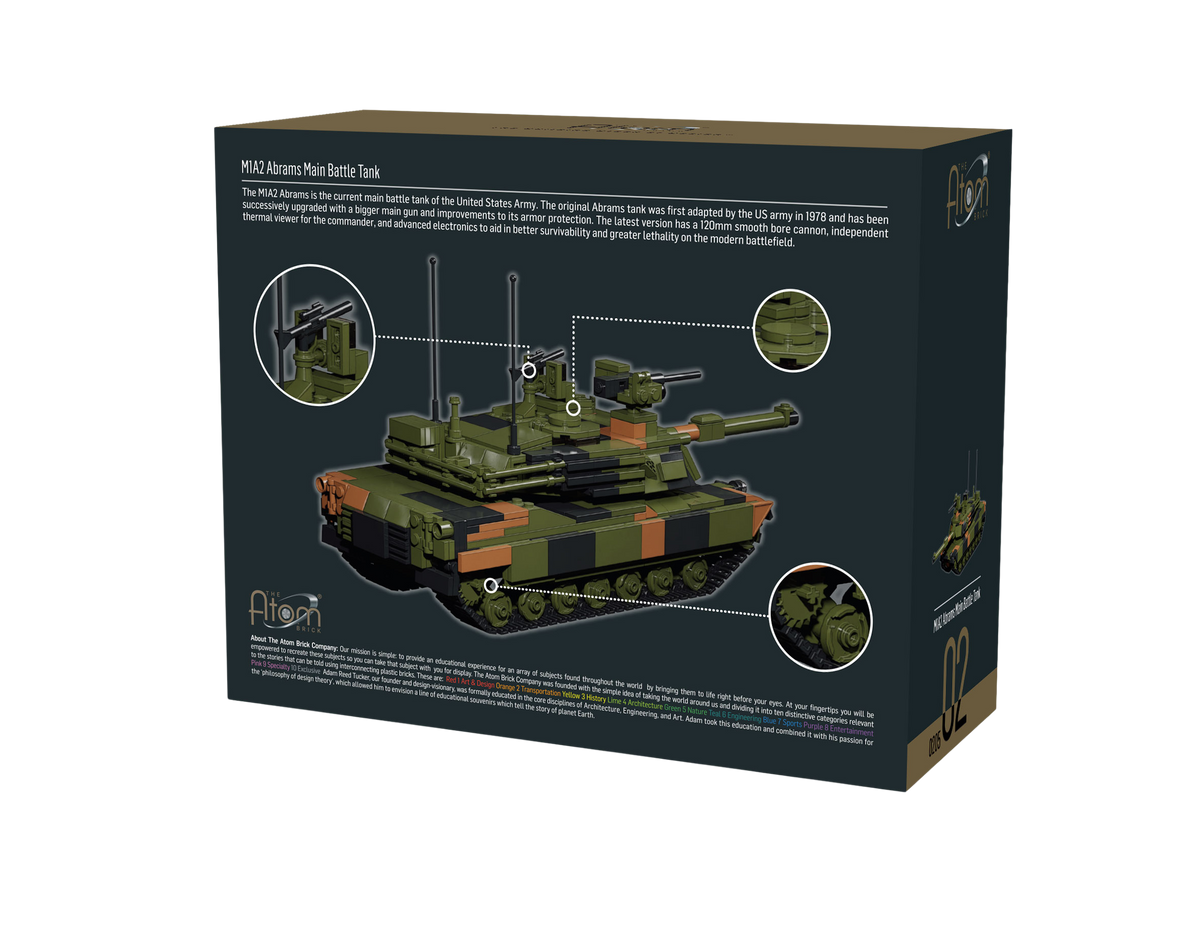 M1A2 Abrams Main Battle Tank - The Atom Brick