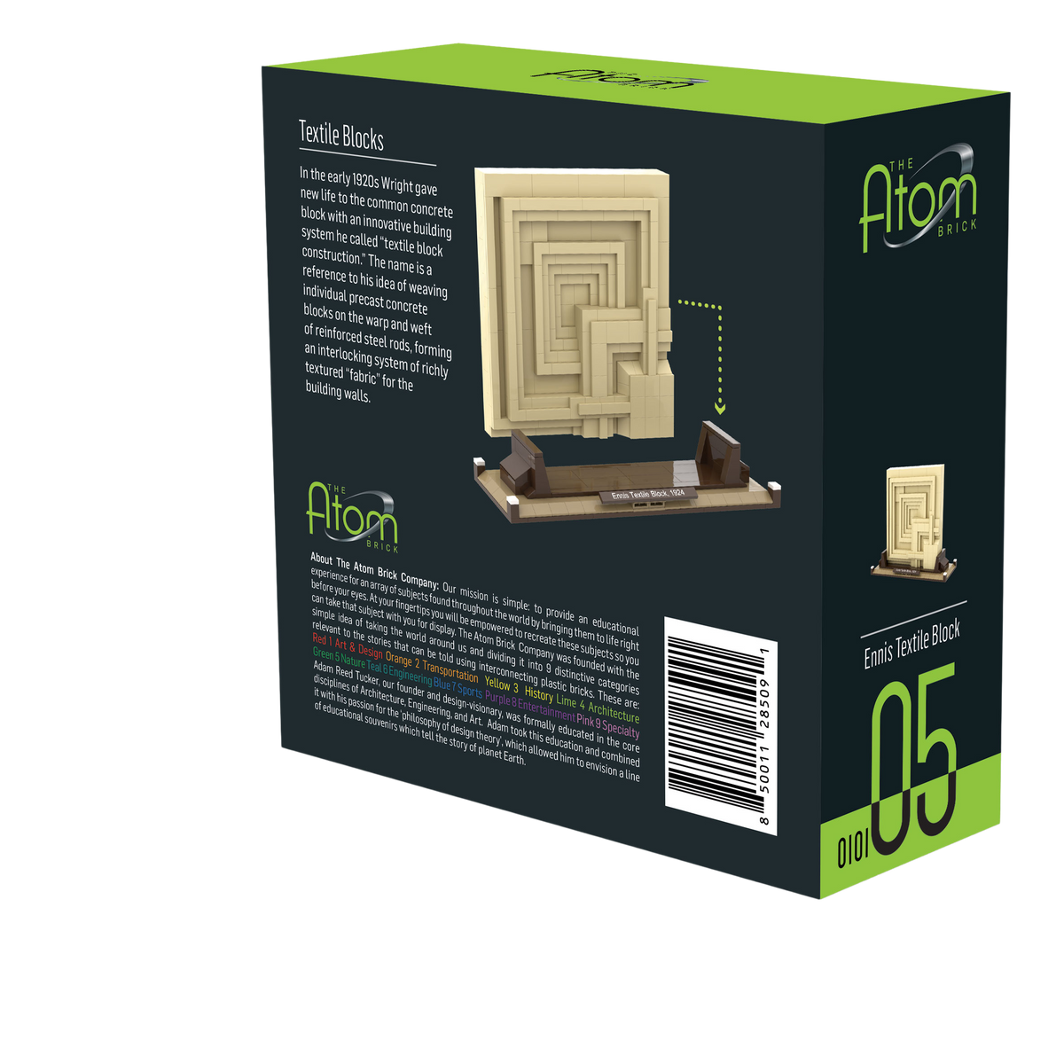 Ennis Textile Block - The Atom Brick