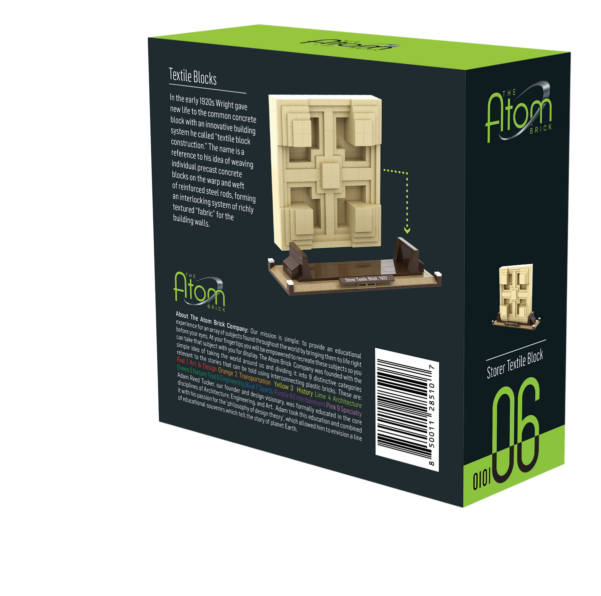Storer Textile Block - The Atom Brick